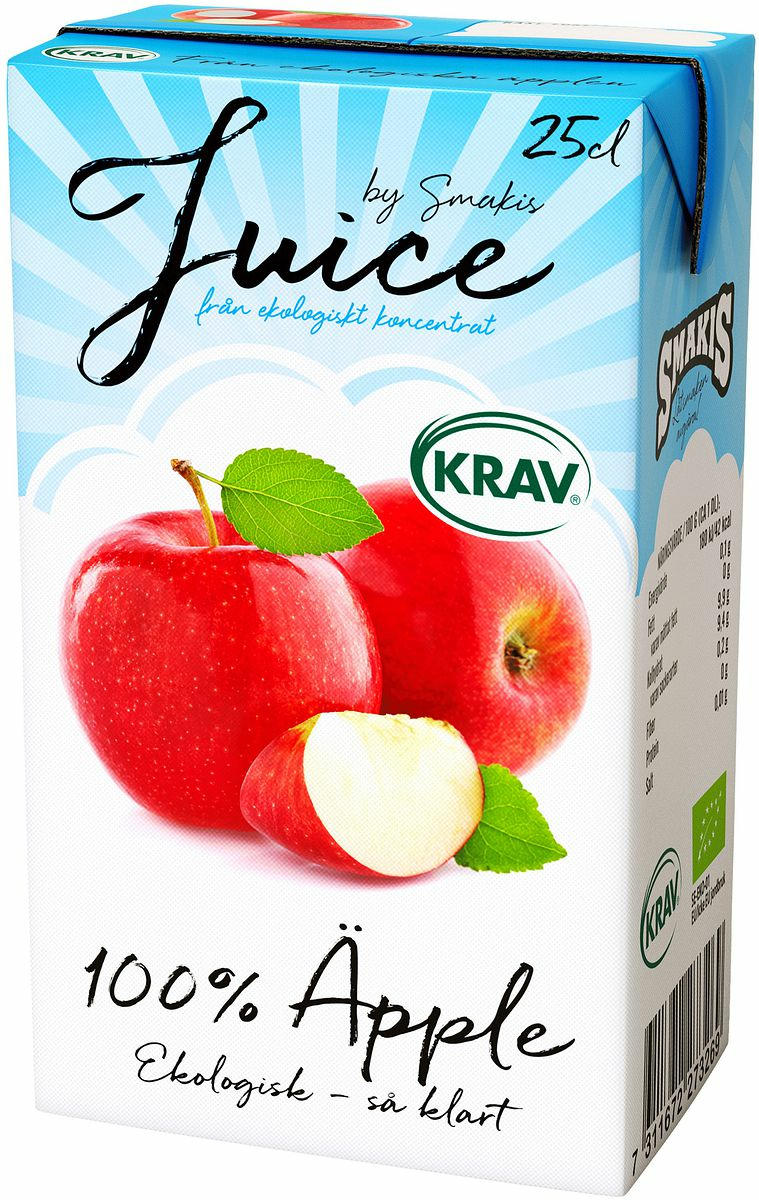 Sundis 100% Juice Äpple Krav - Torebrings.se